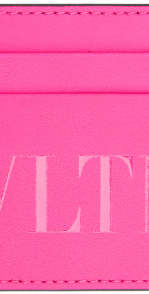 Valentino Garavani - Pink Small VLTN Card Holder