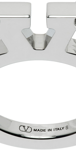Valentino Garavani - Silver VLogo Type Ring