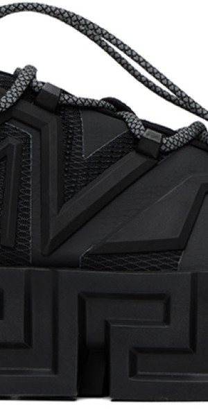 Versace - Black Greca Labyrinth Sneakers