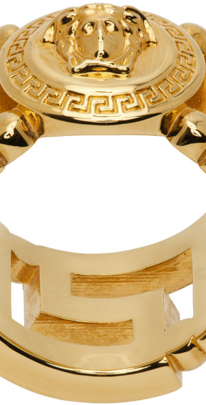 Versace - Gold Medusa Greca Ring