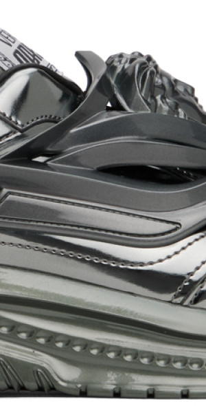 Versace - Gunmetal Odissea Sneakers