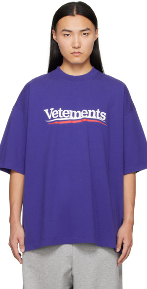 VETEMENTS - Blue Campaign T-Shirt