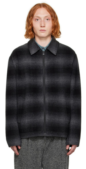 Vince - Black & Gray Check Jacket