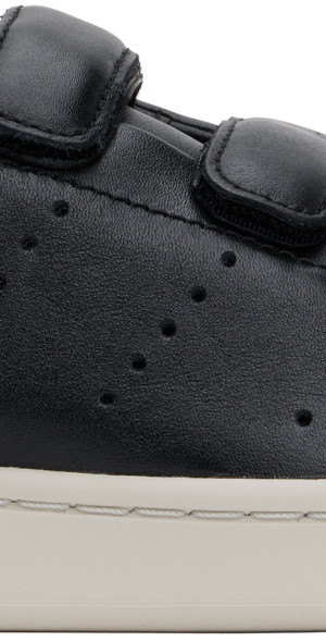 Y-3 - Black Stan Smith Hook-And-Loop Sneakers