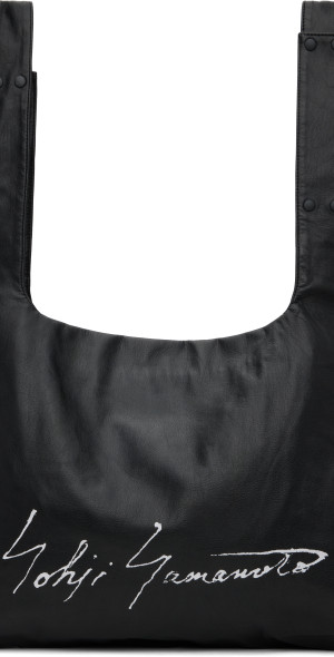 YOHJI YAMAMOTO - Black Infinite Signature Tote