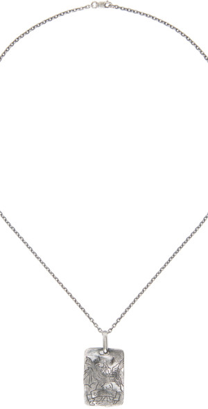 YOHJI YAMAMOTO - Silver Devil & Angel Pendant Necklace