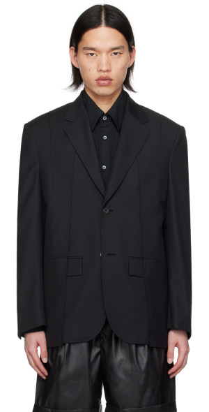 Youth - Black Cut-Off Blazer