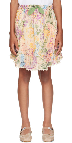 ZIMMERMANN - Kids Multicolor Halliday Flip Skirt