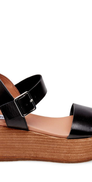 SteveMadden - HEIRESS BLACK LEATHER