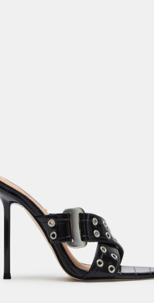 STEVEMADDEN - INEZ BLACK CROCODILE
