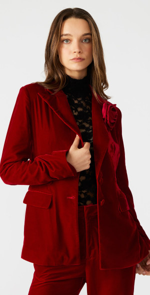 STEVEMADDEN - MERENE BLAZER RED