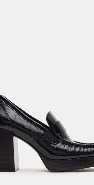 STEVEMADDEN - MUNDAY BLACK LEATHER