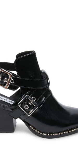 SteveMadden - POWERED BLACK LEATHER