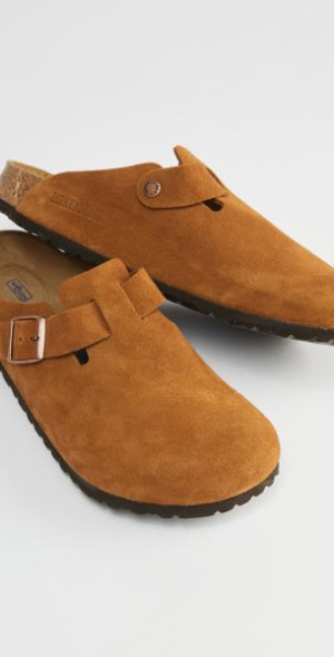 Birkenstock - Boston Soft Footbed Clog in Mink, Men's at Urban Outfitters