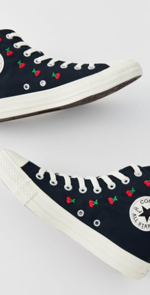 Converse - Chuck Taylor All Star Star Cherries High Top Sneaker in ...