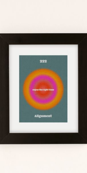 Emanuela Carratoni - Angel Numbers Alignment 222 Art Print in Black ...
