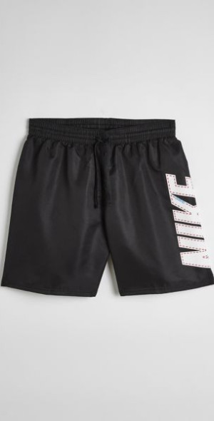 Nike - Big Block Logo Volley Short in Black, Men's at Urban Outfitters