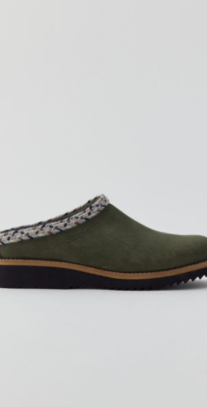 Simple Shoes - Original Suede Clog in Olive, Men's at Urban Outfitters