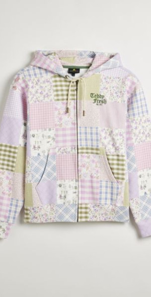 quilted pattern hoodie