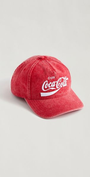 Urban Outfitters - Coca-Cola 5-Panel Snapback Hat in Red, Men's at