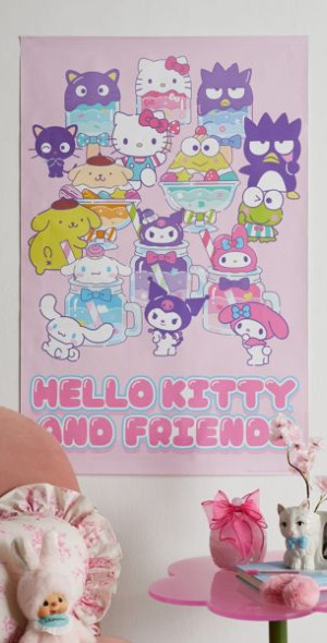Urban Outfitters - Hello Kitty & Friends Poster at