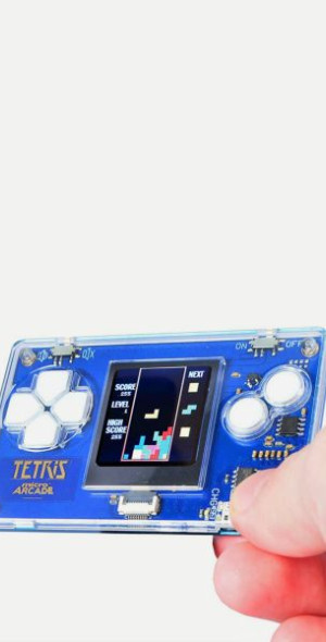 Urban Outfitters - Micro Arcade Tetris Miniature Video Game in Blue at