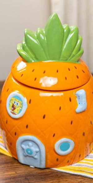 Urban Outfitters - Nickelodeon SpongeBob SquarePants Ceramic Snack Jar at