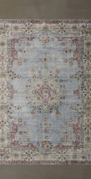 Urban Outfitters - Orion Medallion Washable Rug in Slate at