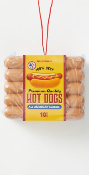 Urban Outfitters - Packaged Hot Dogs Ornament in Assorted at