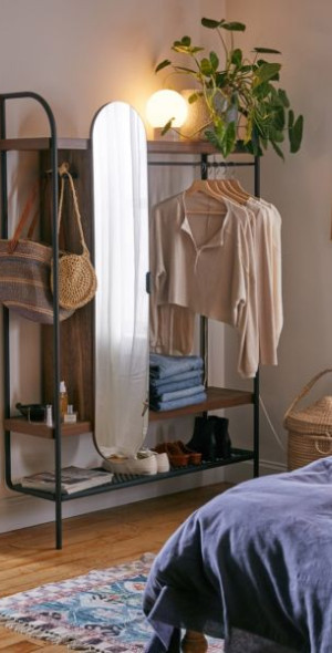 Urban Outfitters - Wall-Mounted Wardrobe in Brown at